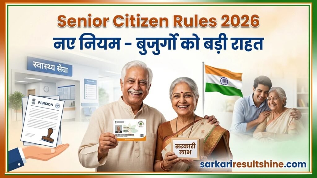 Sarkari Result Senior Citizen Rules 2026 - Sarkari Result